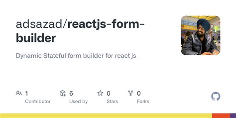 Github Adsazad Reactjs Form Builder Dynamic Stateful Form Builder For React Js