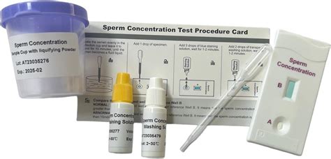 Sperm Concentration Male Fertility Test Active Sperm Count Kit 1 Test Uk Health