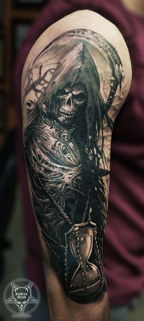 Reaper Tattoo Sleeve