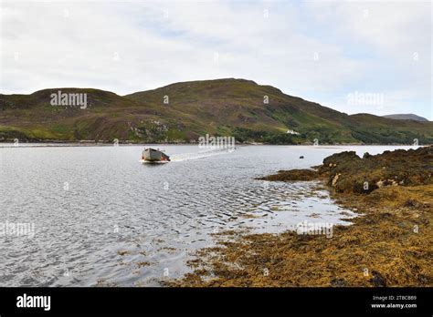 The Passenger Ferry Returning From The Cape Wrath Road End To Keoldale
