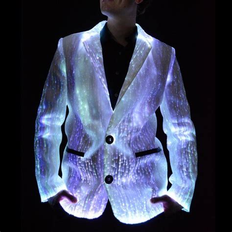 Led Suit Jacket Light Up Suit Jacket Unique Tuxedos Glowing Suit
