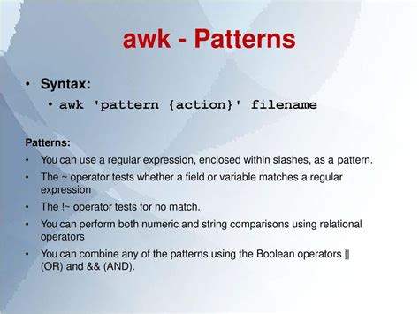 week11 sed and awk ppt download