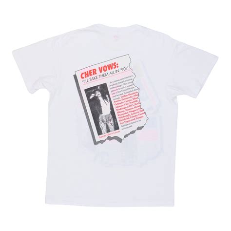 1990 Cher Tabloid Shirt Wyco Vintage