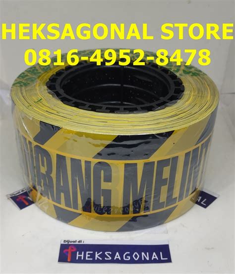 Jual Police Line Barricade Line 3 X 300m Balikpapan Heksagonal