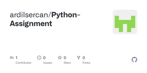 Github Ardilsercanpython Assignment