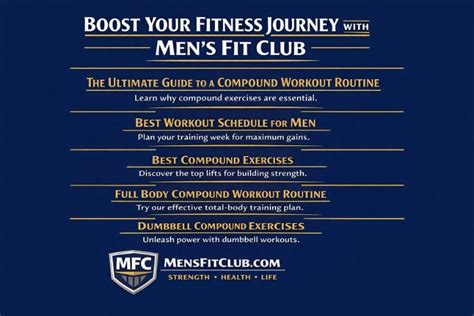The Ultimate 4 Day Beginner Compound Workout Routine Mens Fit Club