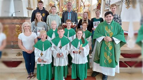 Pfarrkirche Wondreb Begrüßt Neue Ministranten Und Verabschiedet Mesner