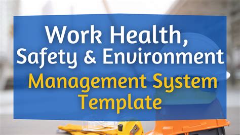 Whs Manual Template Work Safety Qld
