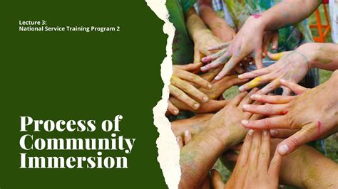 Define Community Immersion Program At Laura Kiek Blog