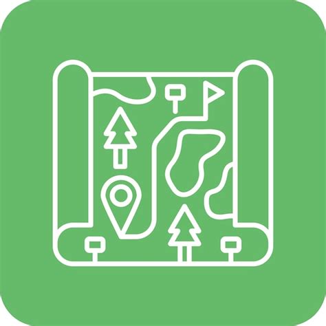 Premium Vector Map Icon