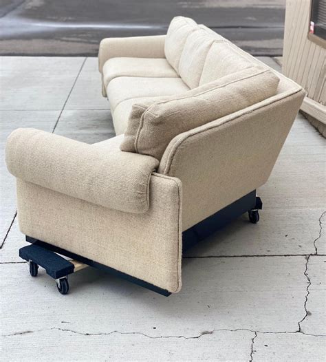 1960s Mid Century Modern Plinth Angular One Piece Sectional At 1stdibs