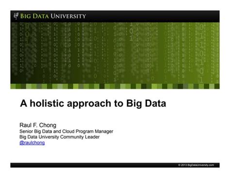 02 A Holistic Approach To Big Data Pdf
