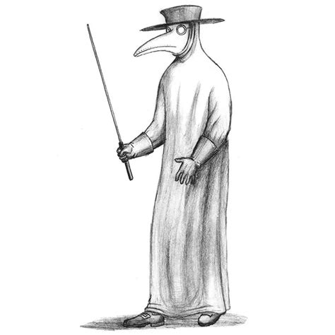 How To Draw A Plague Doctor