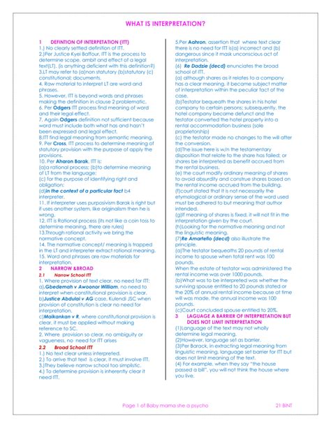 Legal Interpretation Definition Schools Language