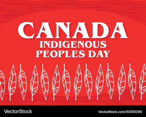 National Indigenous Peoples Day Canada Royalty Free Vector