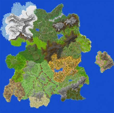 Map Grand Roost 120 Minecraft France