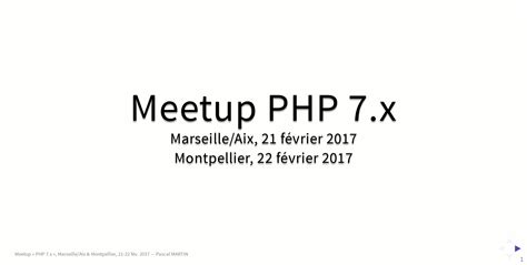 Slides Les Nouveautés De Php 70 Et 71 Php Human Coders News