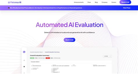 Patronus Ai Evaluate And Optimize Your Llms With Research Grade Tools