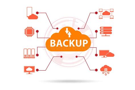 Disaster Recovery Plan And Backup Concept Stock Illustration Illustration Of Security Service