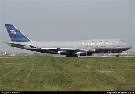 United Airlines Boeing 747 422 Pre Merger Boeing 747 Boeing