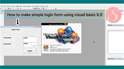How To Create Login Form In Visual Basic 60 Student Login Form Using