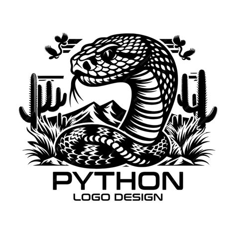Python Vector Logo Design Premium Ai Generated Vector