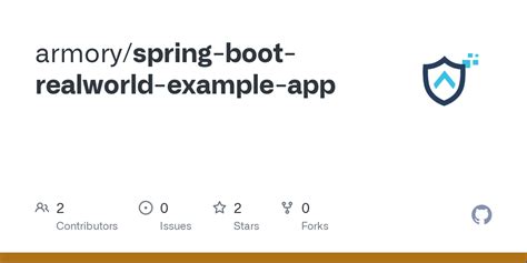 Github Armoryspring Boot Realworld Example App