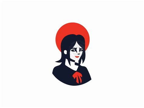 Cute Girl Logo Branition