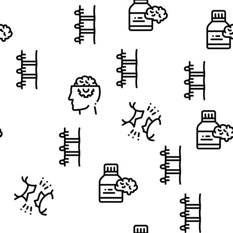 Neurology Medicine Seamless Pattern Vector 17387914 Vector Art At Vecteezy