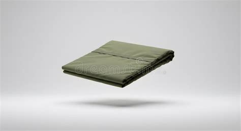 Olive Green Luxury Bedding Set Soft Comfortable Sheets Folded Neatly On