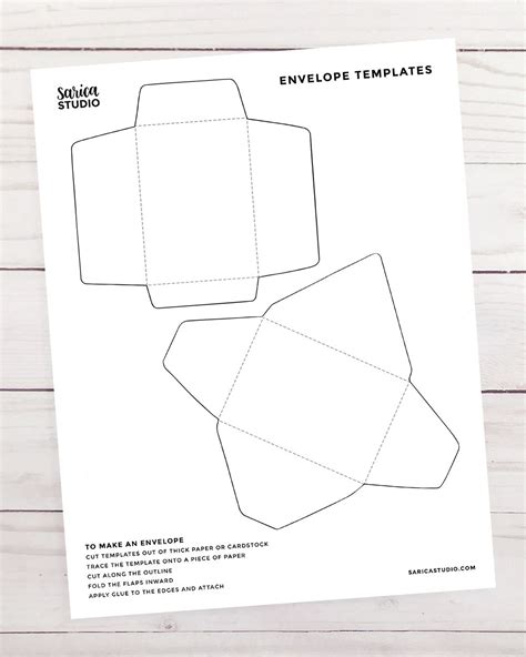 Free Mini Envelope Template Printable Artofit