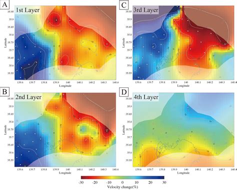 Estimated S‐wave Velocity Perturbation Of Each Layer Ad S‐wave