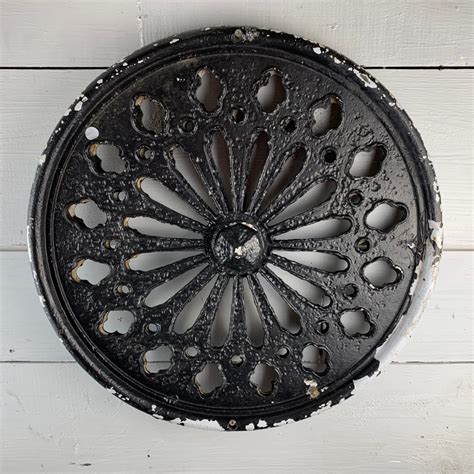 Victorian Decorative Cast Iron Air Vent Real Original