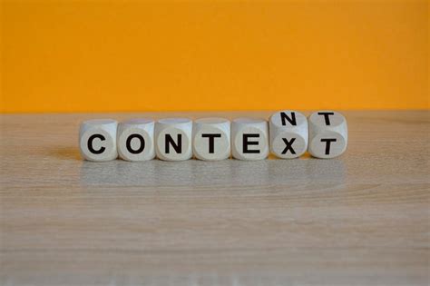 Premium Photo Content And Context Symbol Turned Wooden Cubes And