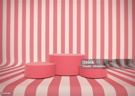 3d 그림 줄무늬 최소한의 장면 연단화장품 프리젠 테이션 기하학적 연단 플랫폼 추상 배경 디자인 프리젠 테이션 광고를위한 템플릿 렌더링 3차원 형태에 대한 스톡 사진 및