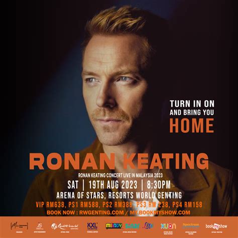 Irish Pop Singer Ronan Keating To Perform At Gentings Arena Of Stars