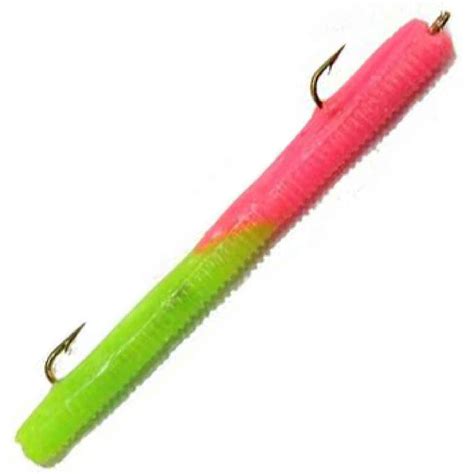 Ike Con P Wee Trout Rigged Soft Worm Watermelon Twist 2 12in