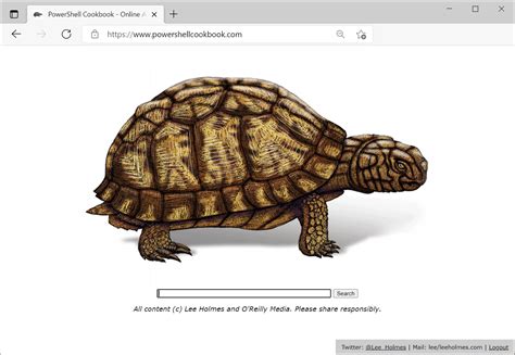 Lee Holmes Announcing Powershell Cookbook Online Access