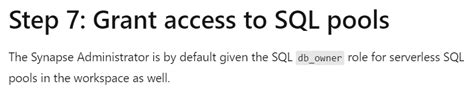 Differencies Between Synapse Administrator And Synapse Sql Administator