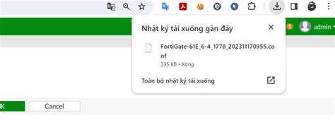 Hướng Dẫn Backup Và Restore Cấu Hình Firewall Fortigate