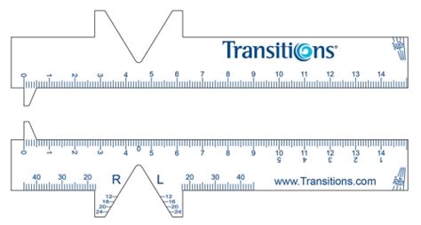 Printable Pupillary Distance Ruler