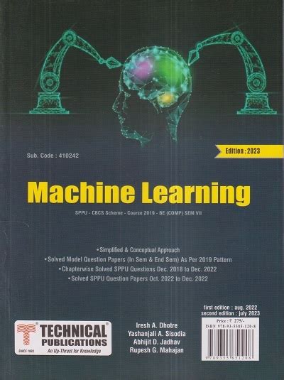 Machine Learning Comp Engg Sem 7 Sppu Iresh A Dhotre Yashanjali Sisodia Abhijeet D