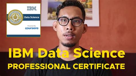 Ibm Data Science Professional Certificate Indonesia Youtube