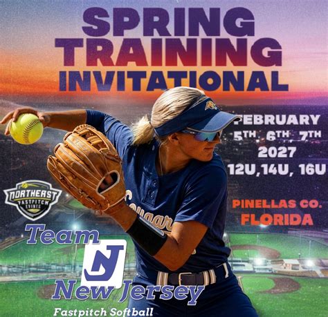 2027 Spring Training Invitational Team New Jersey