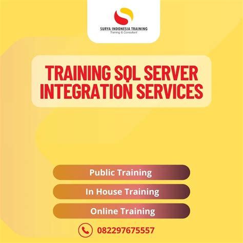 Pelatihan Sql Server Integration Services Surya Indonesia Training