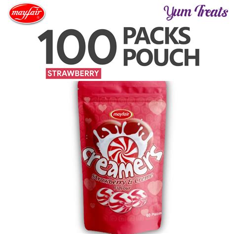 Mayfair Creamers Strawberry Candies Yum Treats