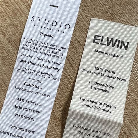 Garment Care Labels Uk