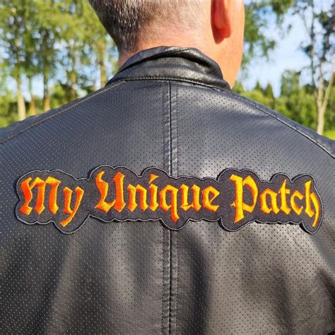 Custom Back Patch Etsy