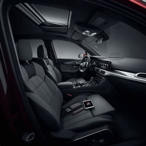 Interior Design Grey And Black Car Inside