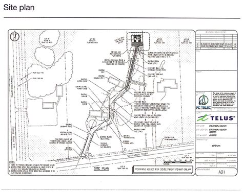 Site Plan Showing Tower Location Access Roads And Compound Layout